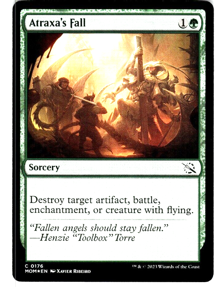 MTG March of the Machine Atraxa's Fall Foil 0176 C NM/MT | eBay