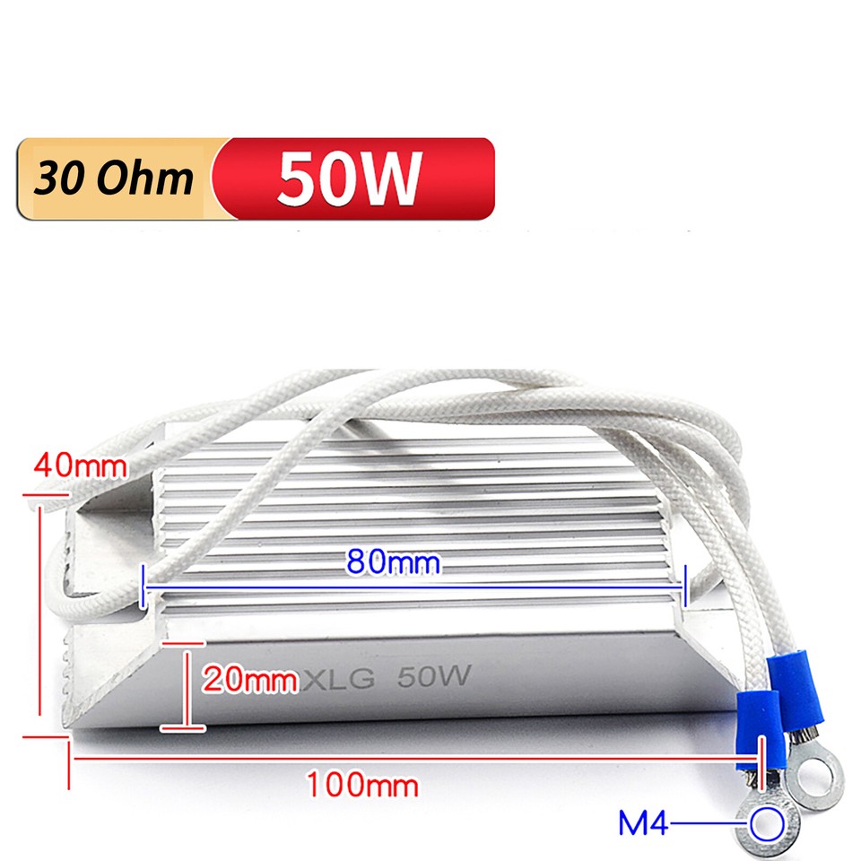 RXLG Aluminum Shell Inverter Braking Resistor High Power Servo Inverter ...