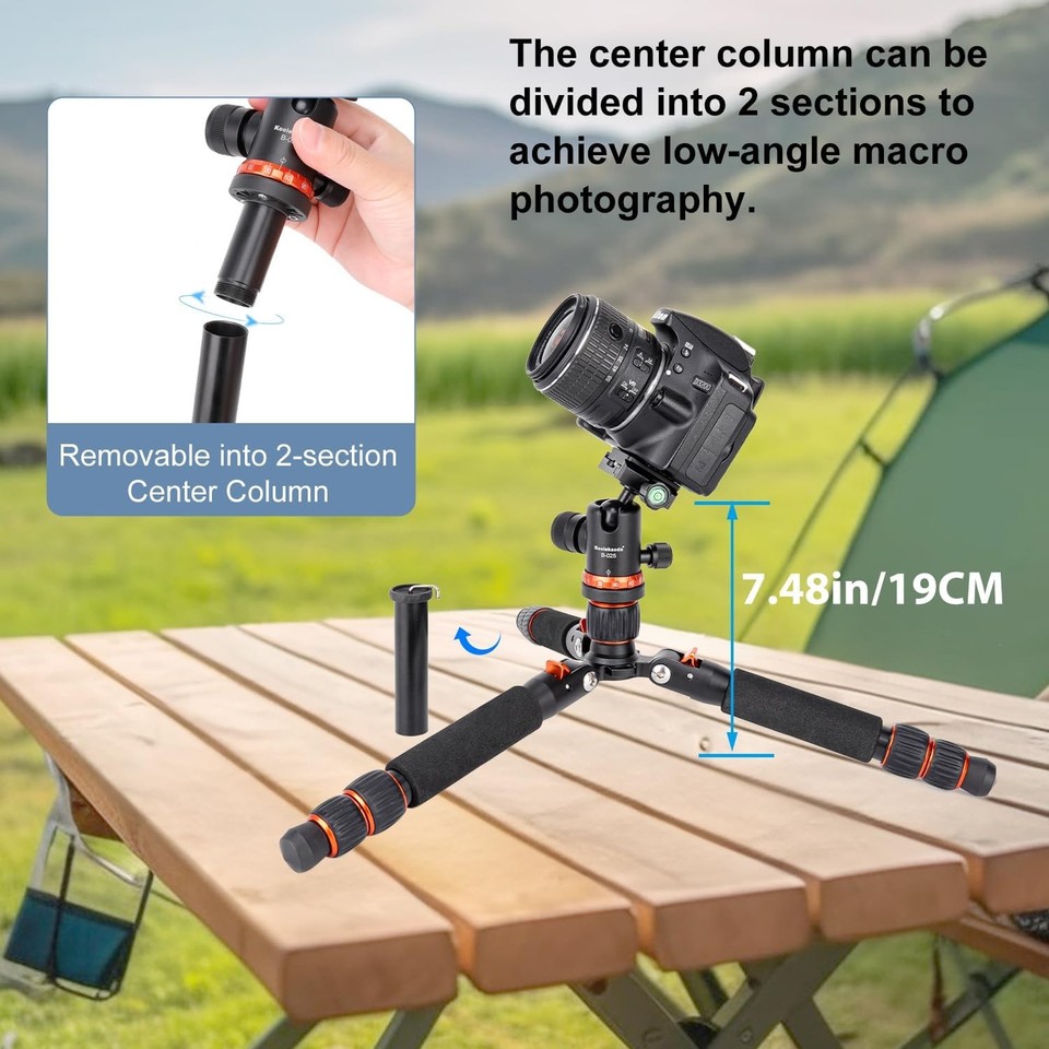 Koolehaoda Mini Desktop Tripod Portable Camera Tripod Adjustable Desk ...