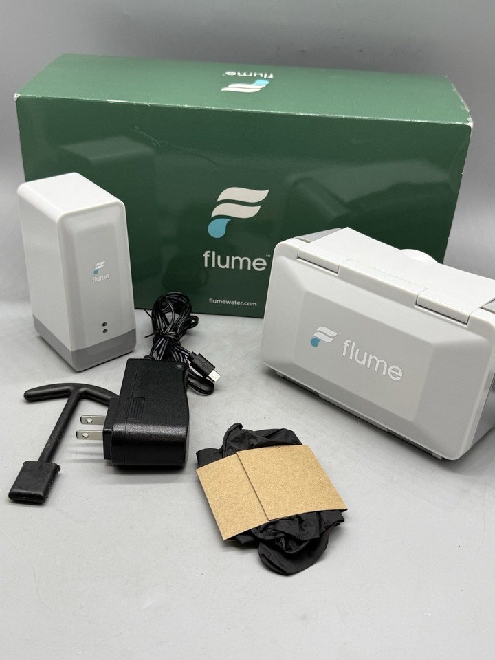 Flume 2 Wireless Smart Home F2200 Water Monitor & F2100 Water Leak ...