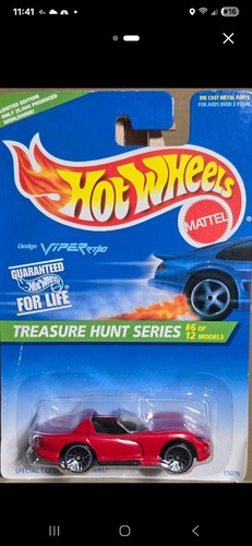 Hot Wheels Dodge Viper RT/10 - Treasure Hunt Series #6 of 12 Models ...