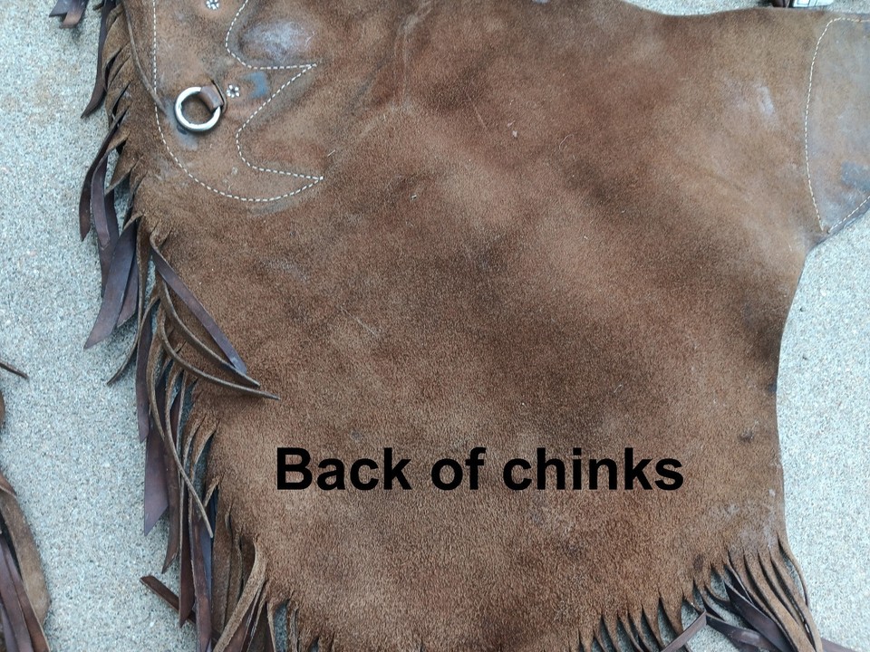 Leather Cowboy Chinks Western Ranch Riding Horseback Riding Equine ...