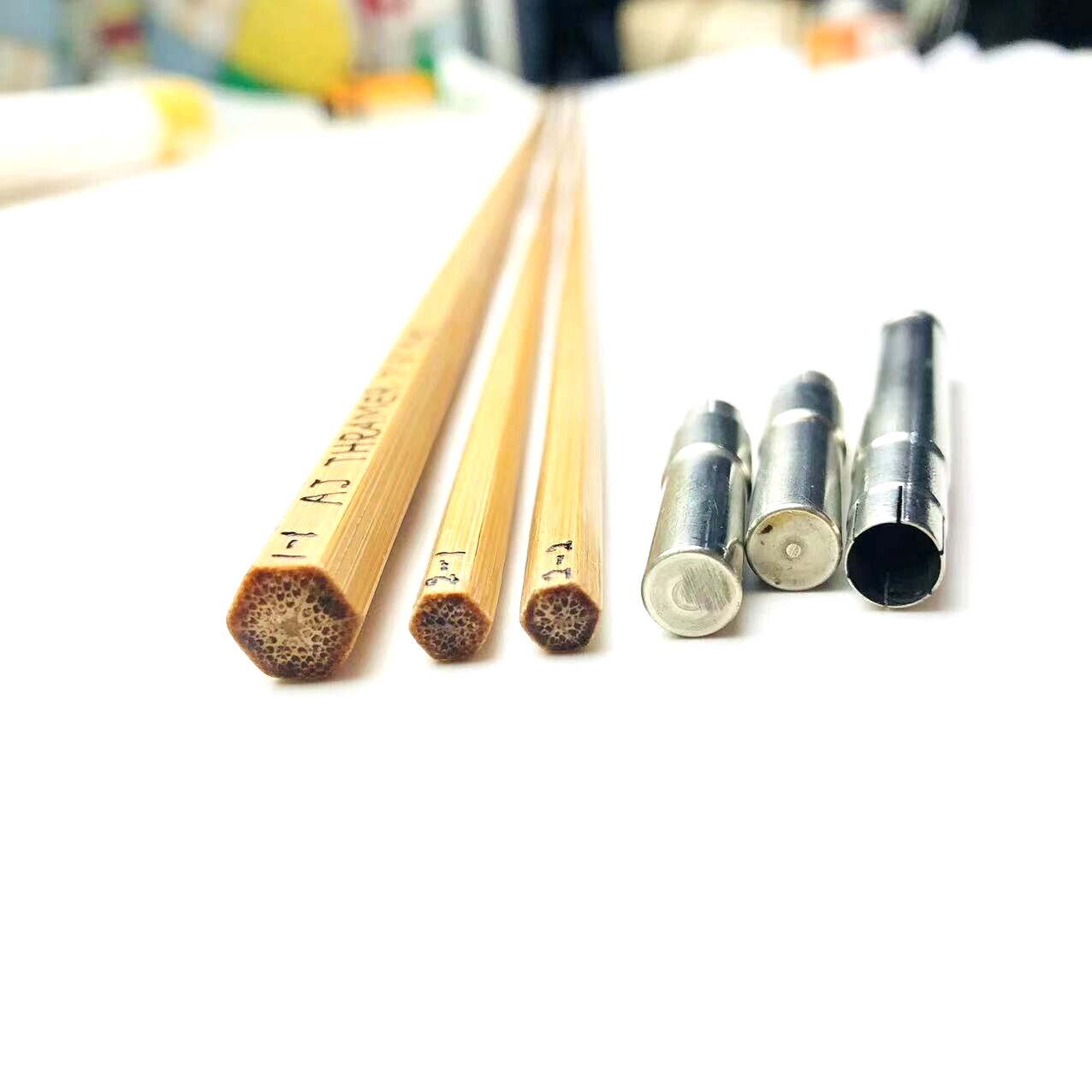 AJ THRAME 7'6"~5 wt/Famous Taper /Bamboo Fly Rod Blanks+Nickel Silver ...