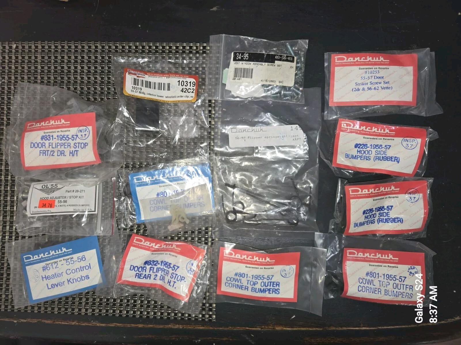 Danchuk Tri-5 55 56 57 Chevy Chevrolet Vintage Parts Lot. NO RESERVE | eBay