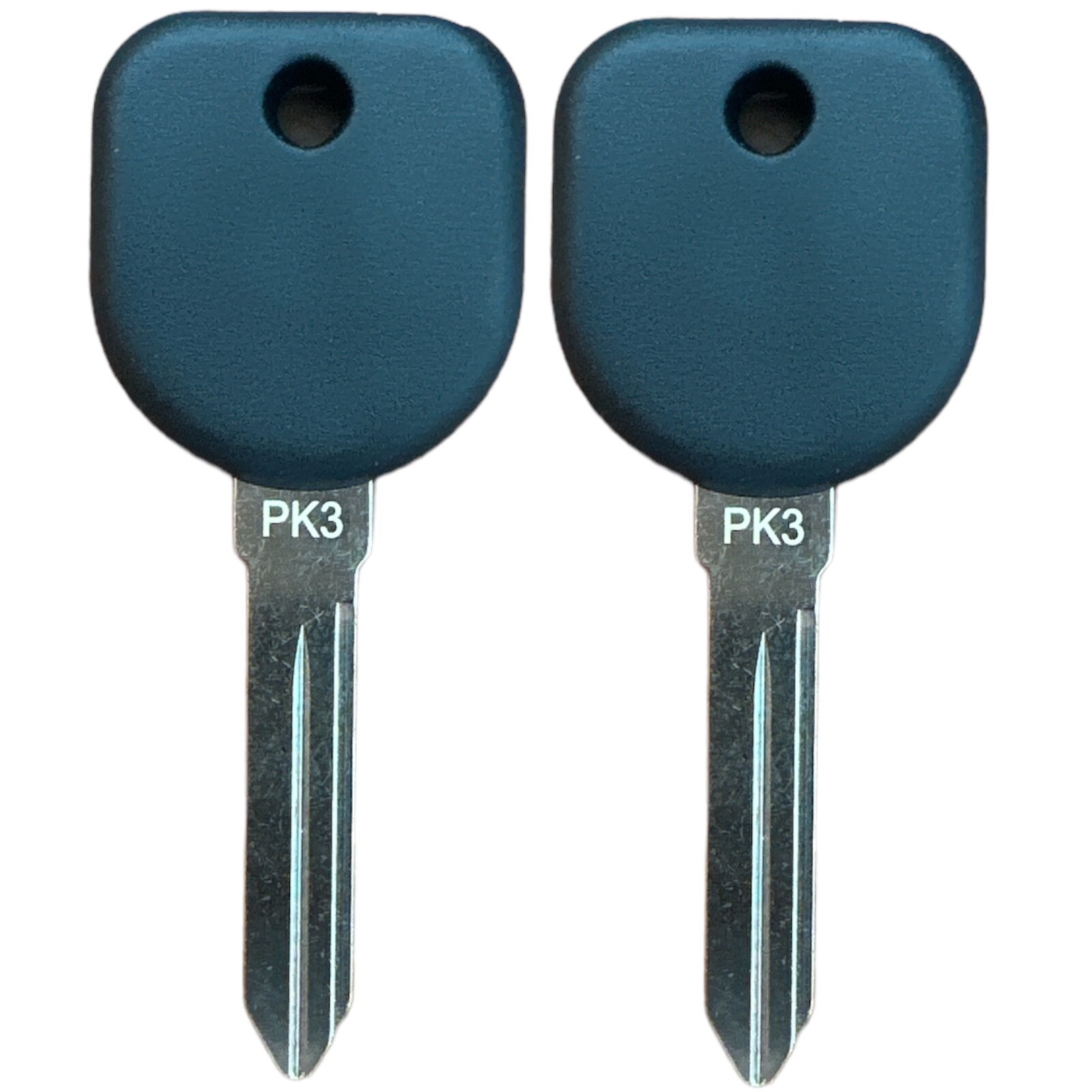 New Uncut Blank Chipped Transponder Key Replacement for GM PK3 B99 (2 ...