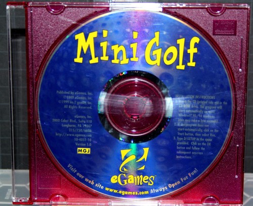 "MINI GOLF" PC GAME WIN 95/98/ME/XP Vintage 1999 | eBay