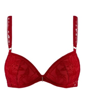 Aubade COEUR A CORPS Farbe ROUGE REBELLE, Push Up BH, Größe 75C | eBay.de
