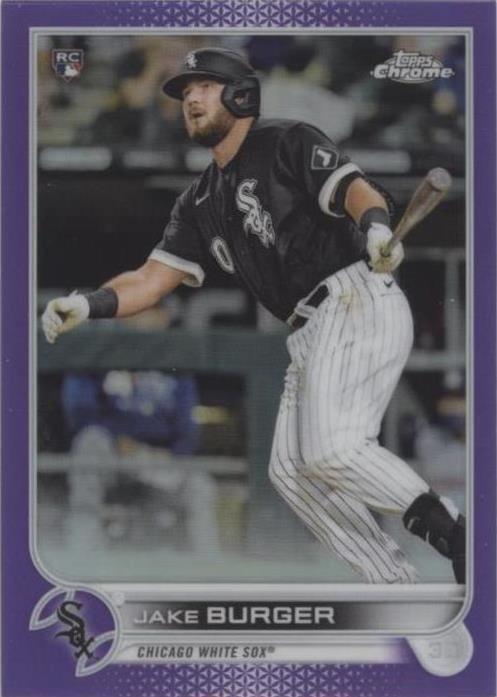 2022 Topps Chrome - Jake Burger #29 Purple Refractor /250 (RC) for sale ...