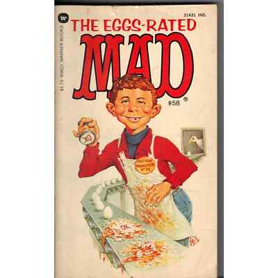 Mad Paperback Book - The Eggs-Rated Mad #58 1st Printing | eBay