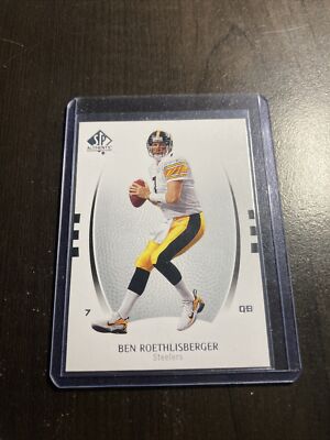 Ben Roethlisberger SP AUTHENTIC CARD NFL 2007 T10-376 | eBay