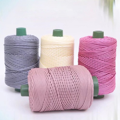 250g Ice Silk Nylon Yarn Knitting Hand Crochet Hollow Line Rope Bag ...