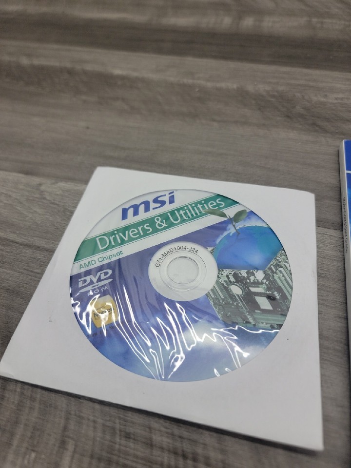 MSI Drivers & Utilities AMD Chipset DVD Rom | eBay