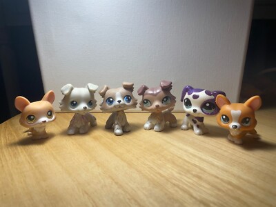 LPS Littlest Pet Shop Dogs Lot of 6 Rare AUTHENTIC Collies | eBay