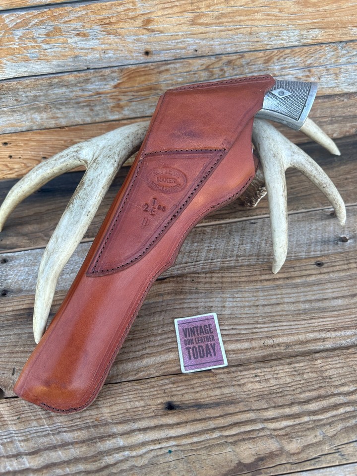 Simply Rugged Cattleman Brown Border Stamped Holster For S&W N 8 3/8 ...