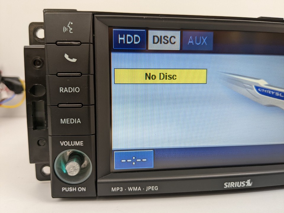 Jeep Dodge Chrysler RBZ MyGIG 430 UConnect Touchscreen Radio DVD Player ...