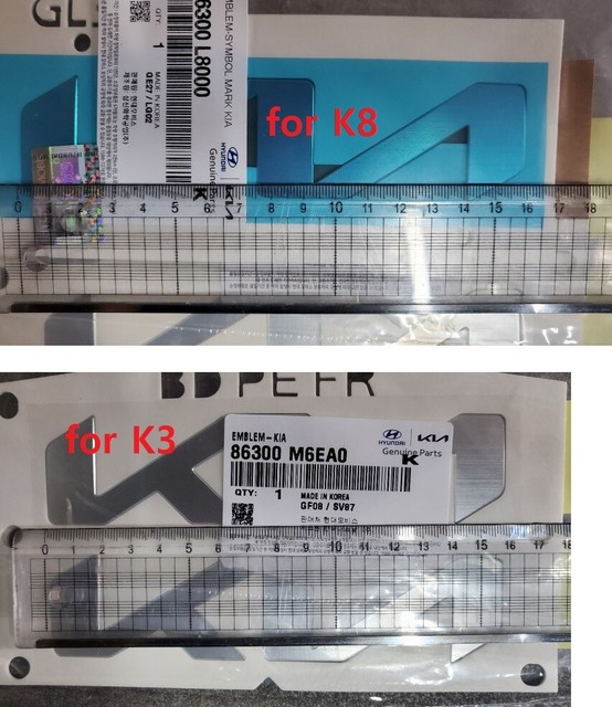 US OEM 86300M6EA0 Front Nameplate Logo Emblem for Kia K3 2022 for sale ...