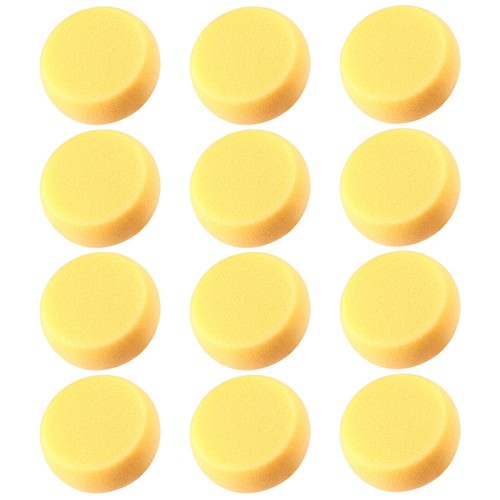 Yellow Sponge Pack Round Painting Craft Synthetic Artist Sponges | eBay