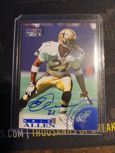 1996 Pro Line - #282 Eric Allen Autographed | eBay