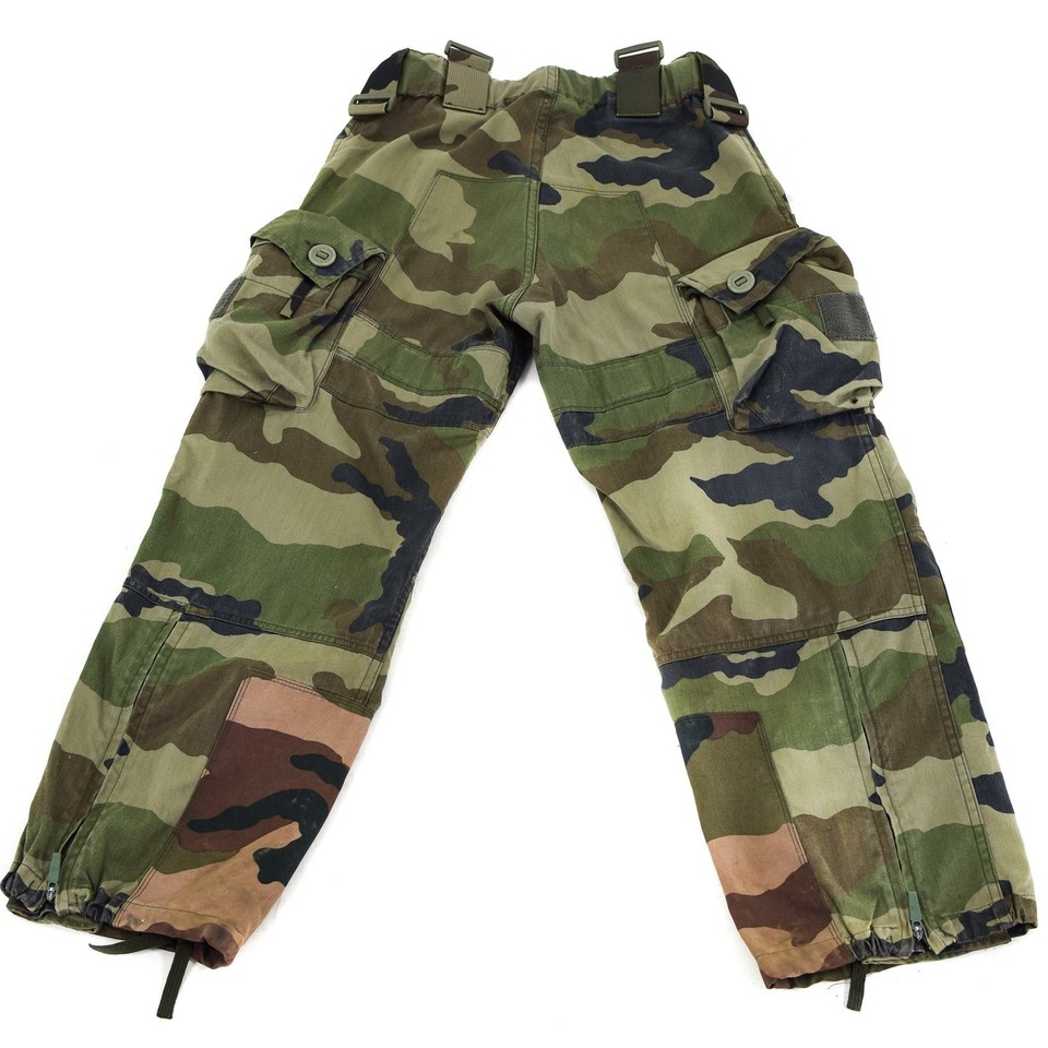 Genuine french army combat pants military CCE camouflage trousers | eBay