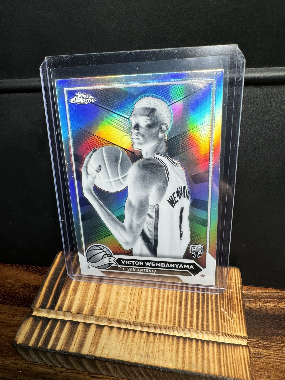 2024 Topps Chrome VICTOR WEMBANYAMA NEGATIVE REFRACTOR SP | RC #1 | eBay