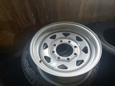 16" 8 LUG X 6", TRAILER STEEL WHEEL 8-ON 6.5 INCHES - GRAY TRIANGLE | eBay