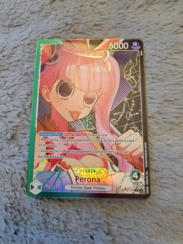 Perona Alt Art Leader NM/M One Piece Card Game- OP06-021 - Wings Of The ...