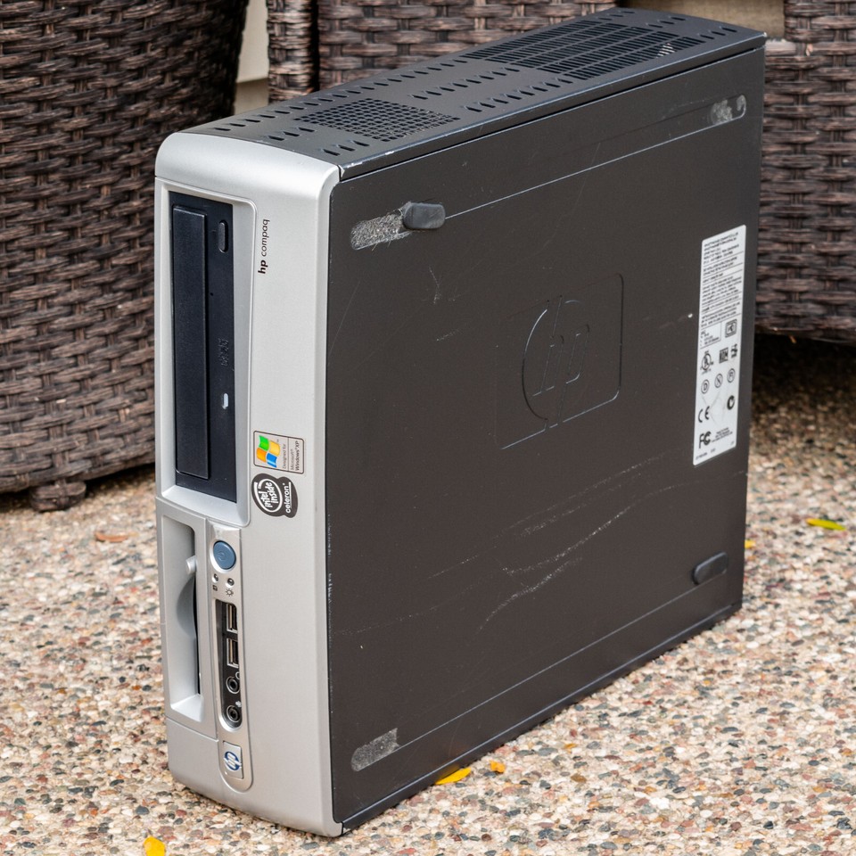 HP Compaq D530 SFF PC Intel Pentium 4 Windows XP Pro SSD Industrial ...