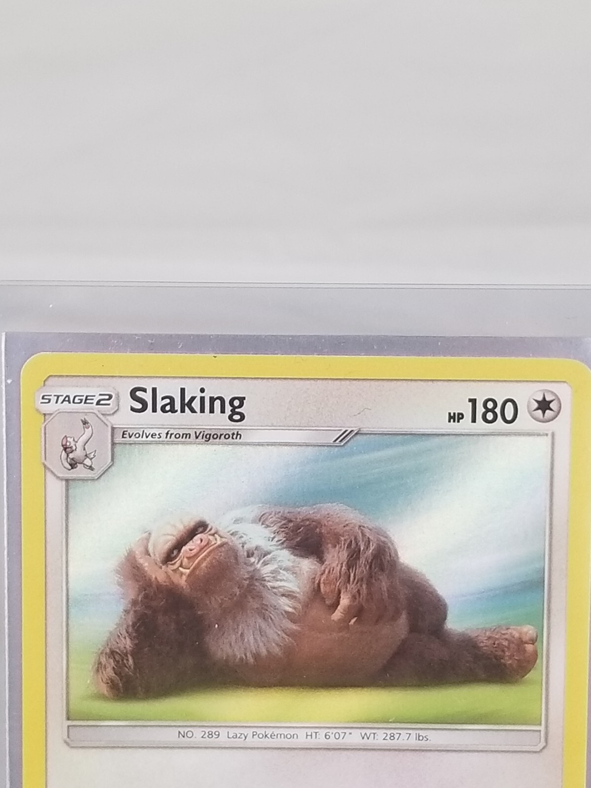 Slaking Hp 180 Holo #18 Pokemon Card 2019 | eBay