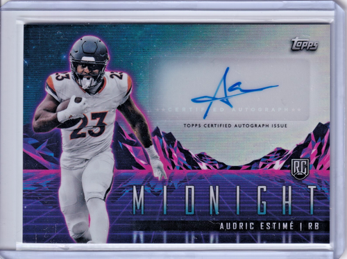 2024 Topps Midnight AUDRIC ESTIME Rookie Horizon Signatures Auto (RC ...