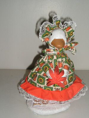 Best dressed goose geese clothes outfit 11" TEEN Autumn Fall dress 312 ...