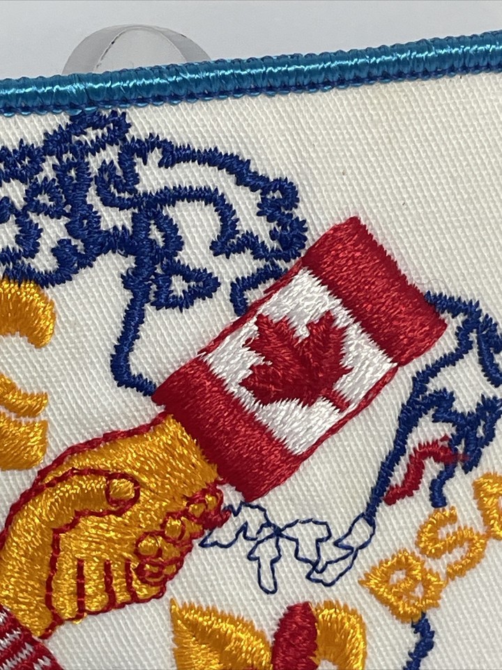BOY SCOUTS OF CANADA & AMERICA Uniform Badge PATCH BSA BSC Friendship ...