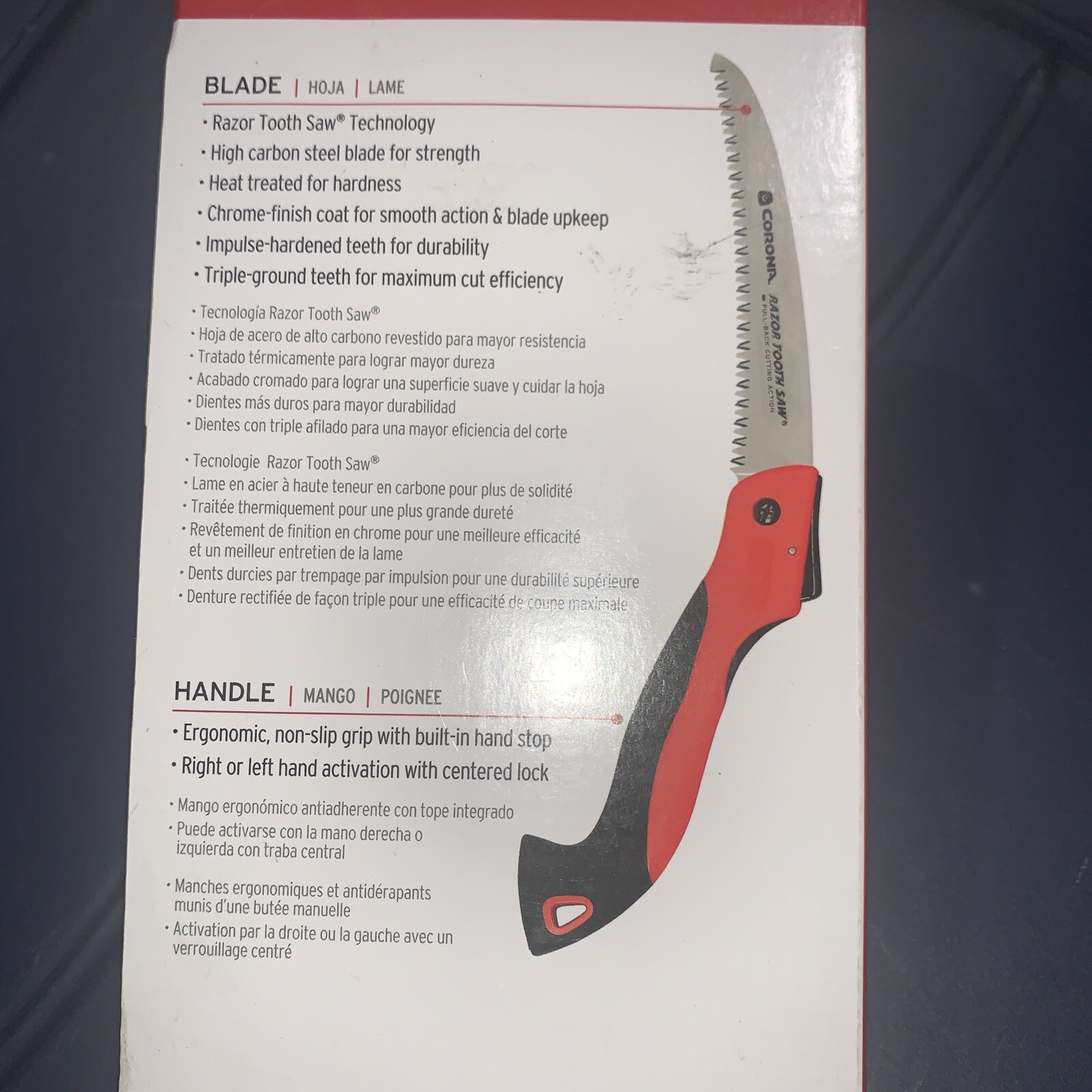 Buy The Premium Corona RS 7245 Razor Tooth Folding Saw 7inch Curved ...