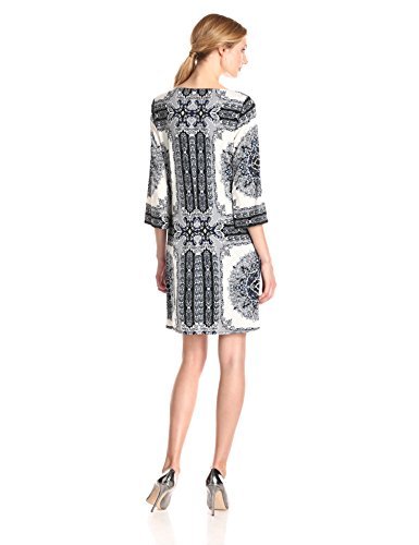 Laundry BY SHELLI SEGAL Women's Ritzy Rivera Shift Dress; Black/Multi ...