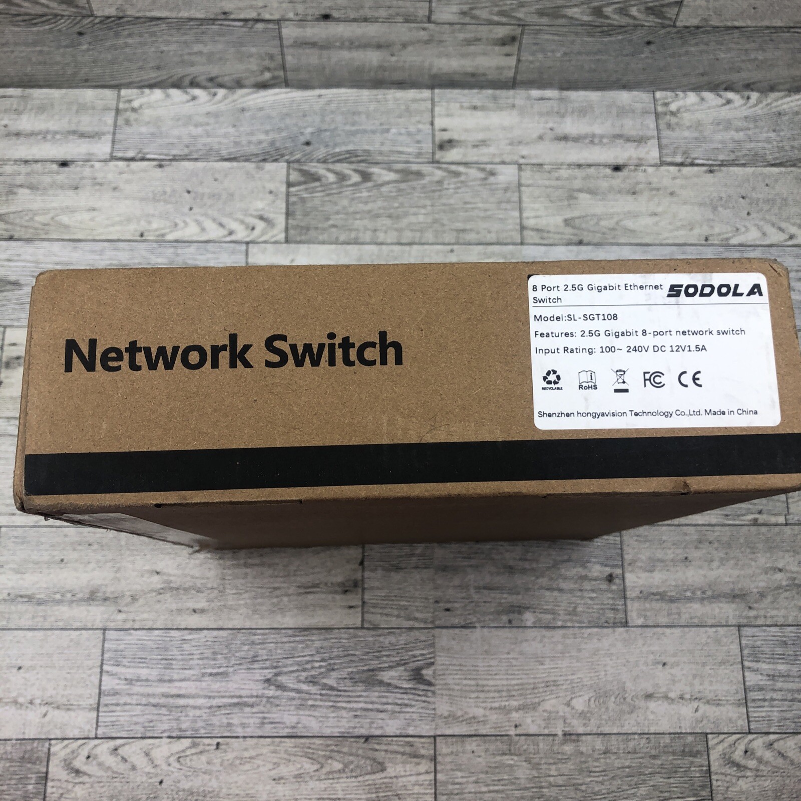 SODOLA 8-Port Unmanaged 2.5G Switch| 8 x 2.5GBASE-T Ports,128Gbps SL ...