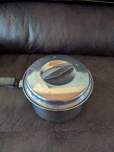 Vintage Ecko Flint Ware Stainless Steel 2 Quart Sauce Pot w/Lid | eBay