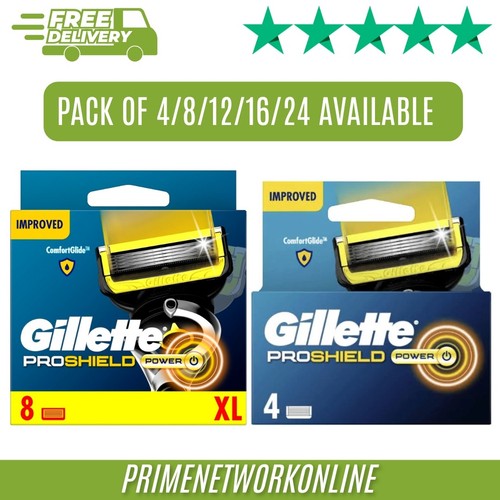 Gillette ProShield Power Razor Blade Refills – Multi-Pack ( 4 to 32 ...