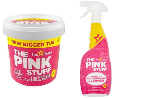2er Set The Pink STUFF Dosen Wunder-Reinigung Paste & Spray Miracle ...