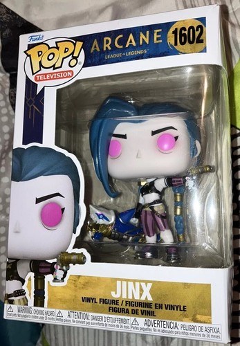 Funko Pop! TV: Arcane League of Legends - Season 1 Jinx #1602 HTF ...