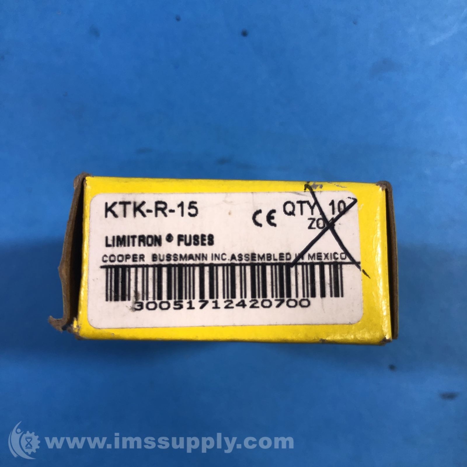 Bussmann KTK-R-15 Box of 10 Fast Acting Fuses 1818 | eBay
