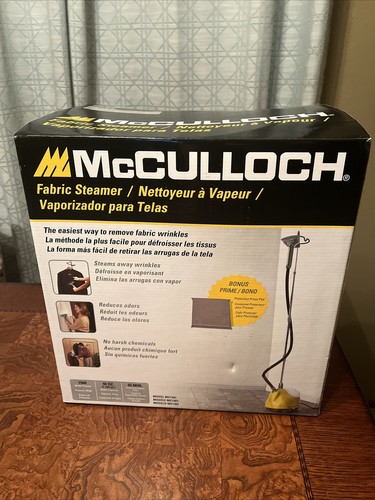 McCULLOCH..MODEL MC1407..STANDING..FABRIC STEAMER..brand NEW In Box | eBay