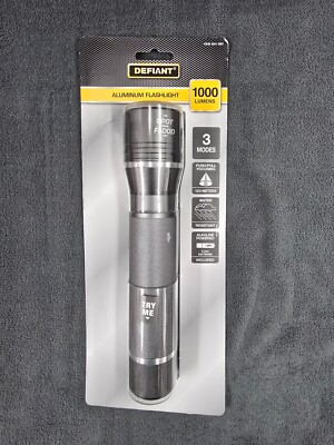 Defiant 1000 Lumens LED Slide-to-Focusing Aluminum Flashlight | eBay