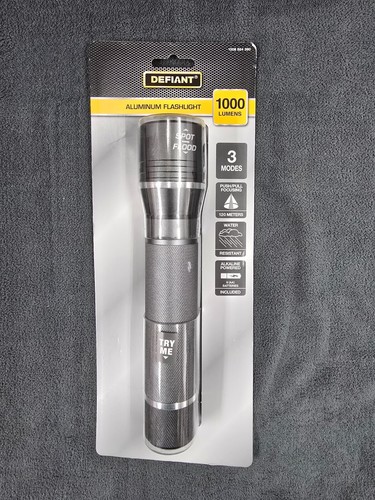 Defiant 1000 Lumens LED Slide-to-Focusing Aluminum Flashlight | eBay