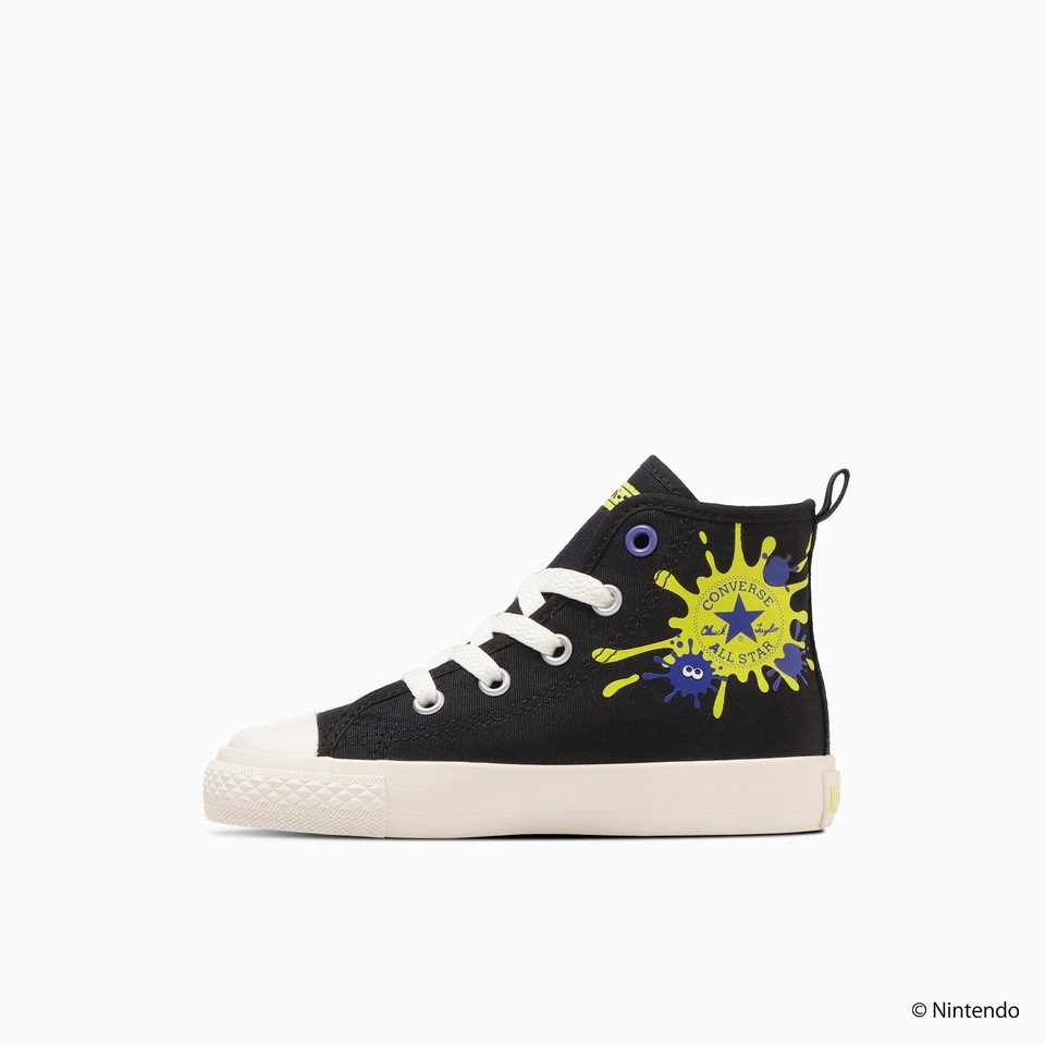 Converse ALL STAR Z HI Splatoon3 Nintendo color white black US Kids ...