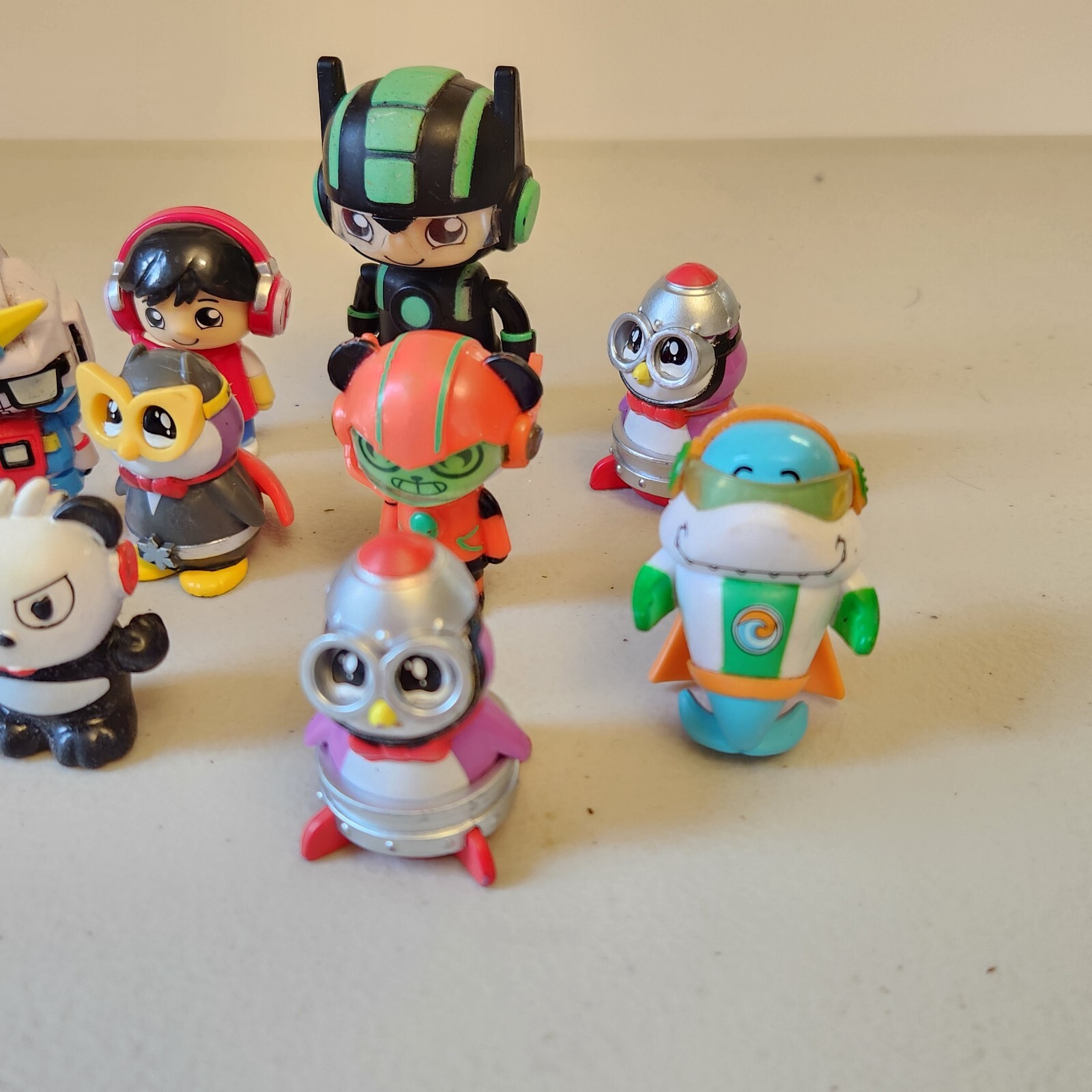 10 Pcs Ryans World Toy Action Figures Lot Peck Gus Gill Shark Combo ...