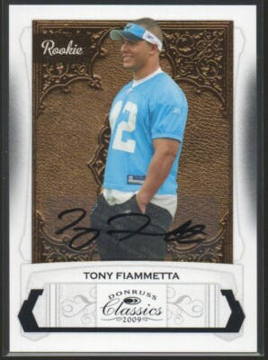 Tony Fiammetta 2009 Donruss Classics Autographs #246 313/699 Carolina ...