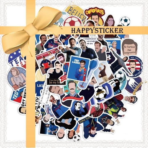 50pcs Ted Lasso 1 Soccer TV Show Sports Stickers Vinyl Decal Bicycle ...