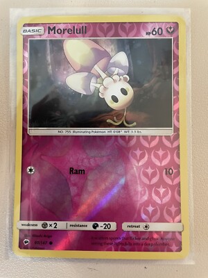 Morelull #97/147 Burning Shadows Pokemon Reverse Holo Common Card NM | eBay