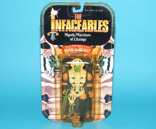 THE INFACEABLES MYSTIC WARRIORS OF CHANGE TUSKUS MOC MOSC US CARD 1984 ...
