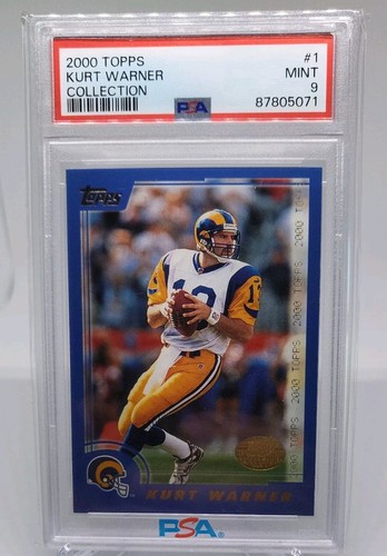 Kurt Warner PSA 9 2000 Topps Football St Louis Rams | eBay