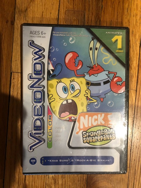Cool VideoNow Color Personal Video Disc Nick Spongebob Volume Sb1 for ...